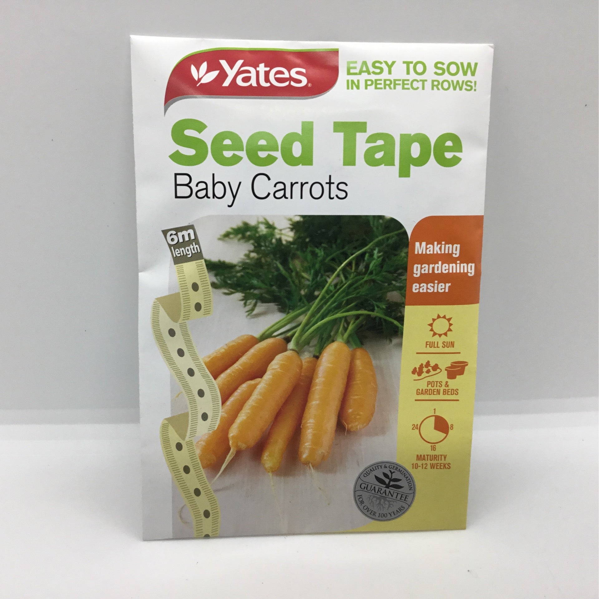 Carrot baby seed tape | Formosa Gardens Nursery, Ballarat